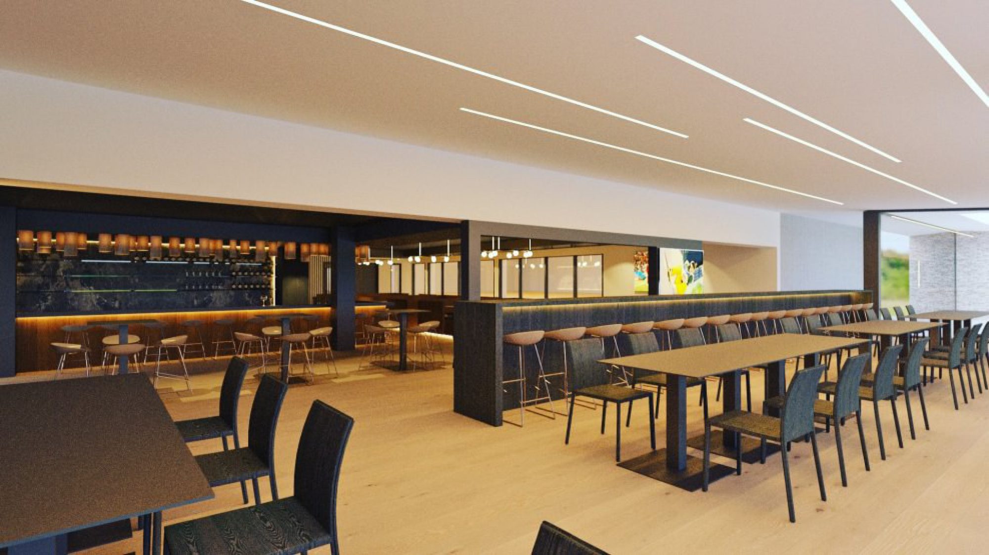 Fugazzi | Sports complex interior design